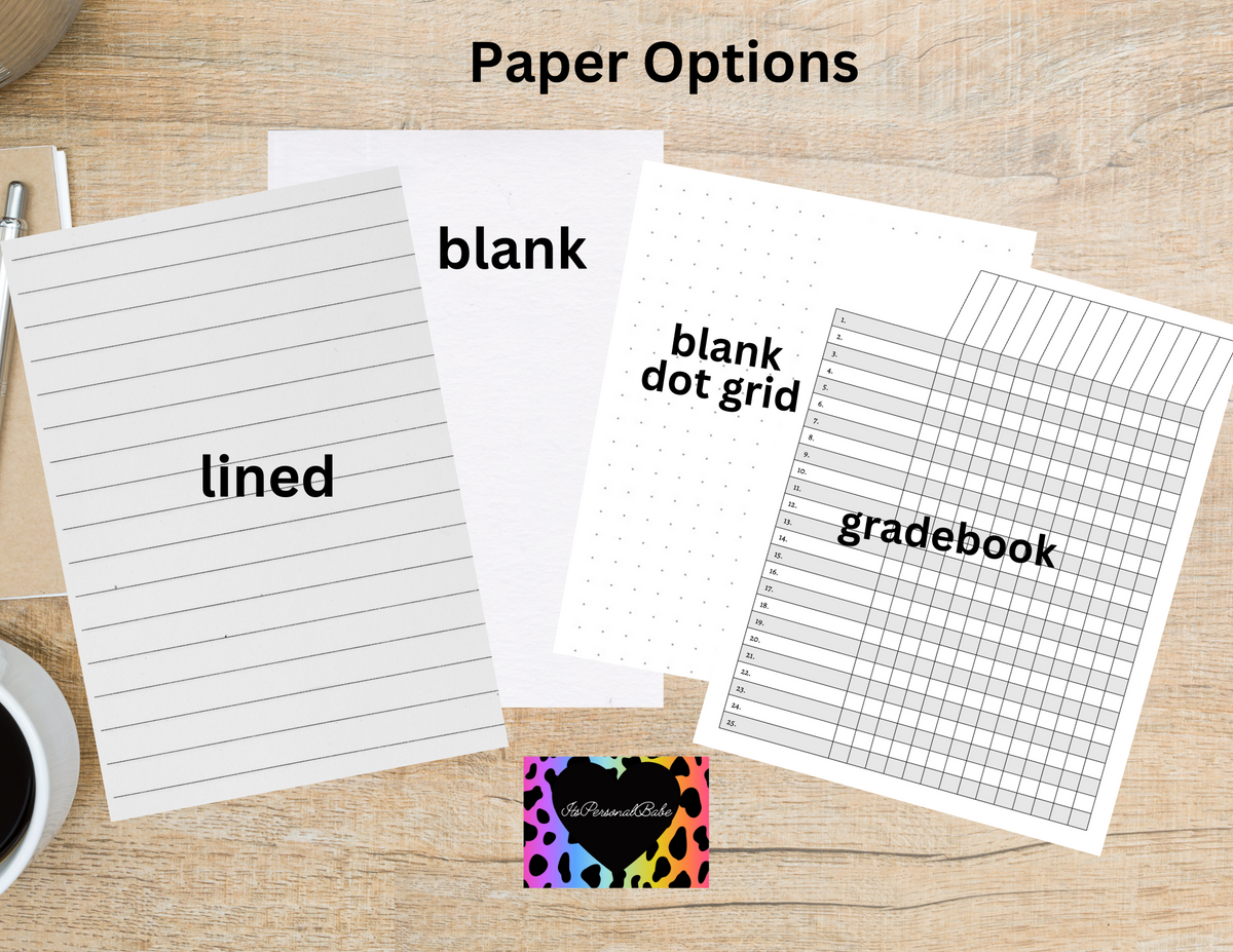 Personalized Spiral Notebooks – It's Personal Babe